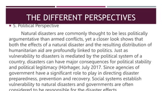 Disasters from Different Perspectives.pptx