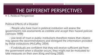 Disasters from Different Perspectives.pptx