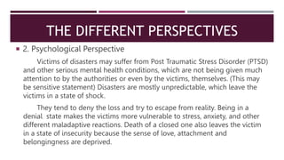 Disasters from Different Perspectives.pptx