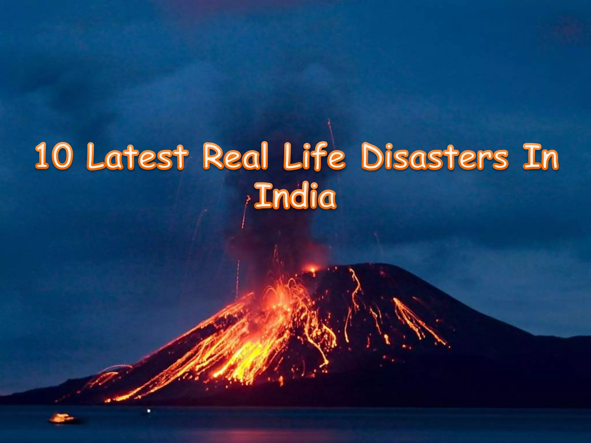 Disasters in india | PPTX