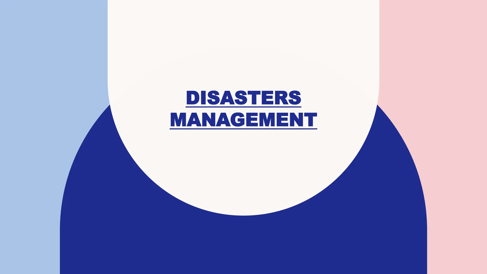 Disasters Management In India PPT Project | PPTX