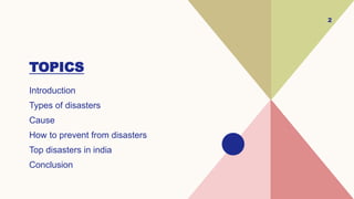 Disasters Management In India PPT Project | PPTX