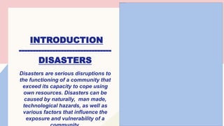 Disasters Management In India PPT Project | PPTX