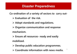 An overview of various types of Disasters & their management | PDF
