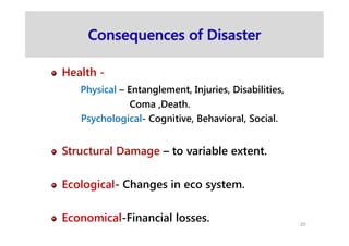 An overview of various types of Disasters & their management | PDF