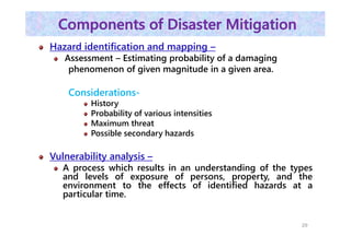 An overview of various types of Disasters & their management | PDF