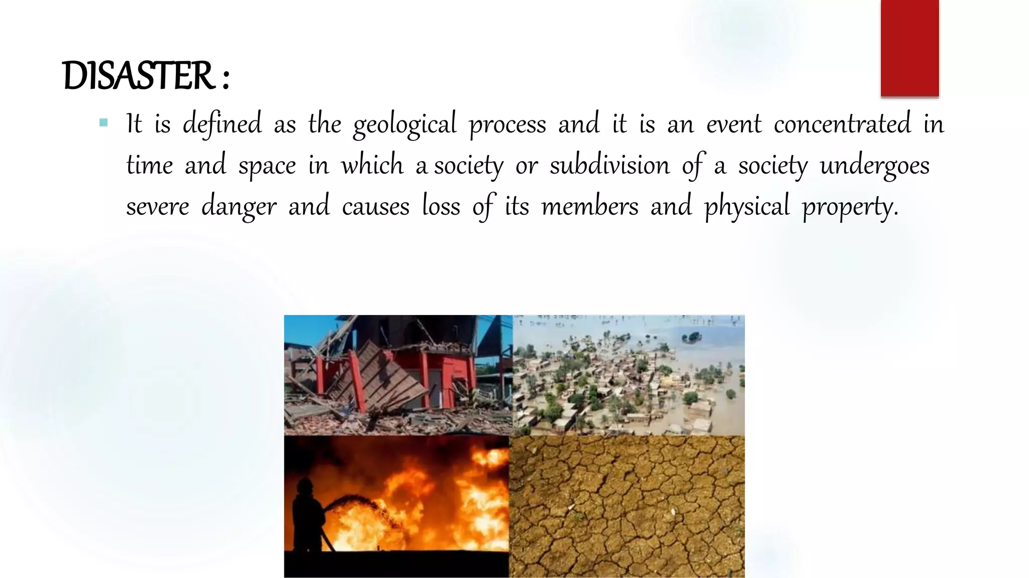 Disaster & Types of Disaster | PPTX