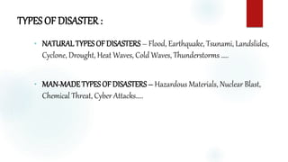 Disaster & Types of Disaster | PPTX