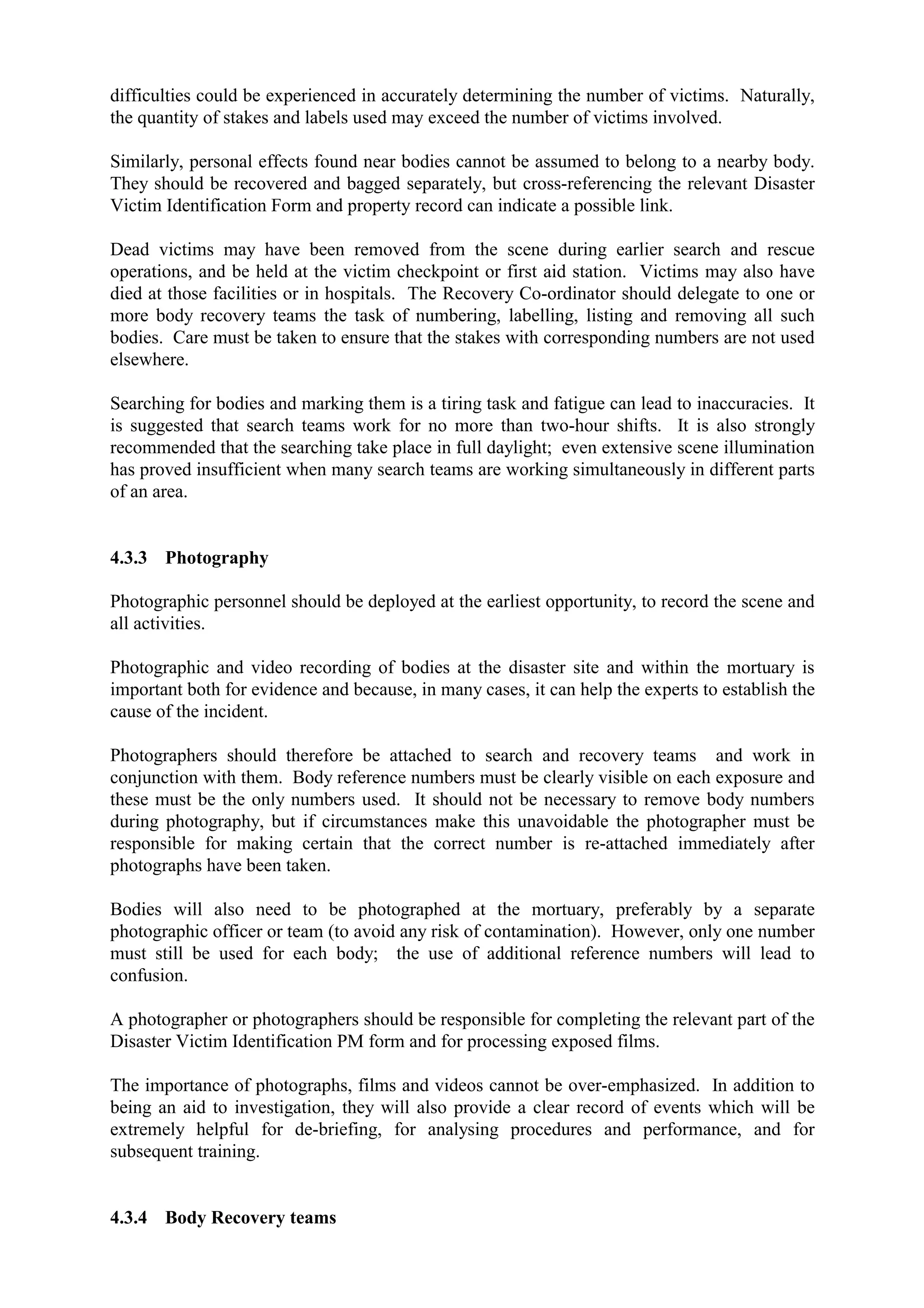 Disaster Victim Identification | PDF