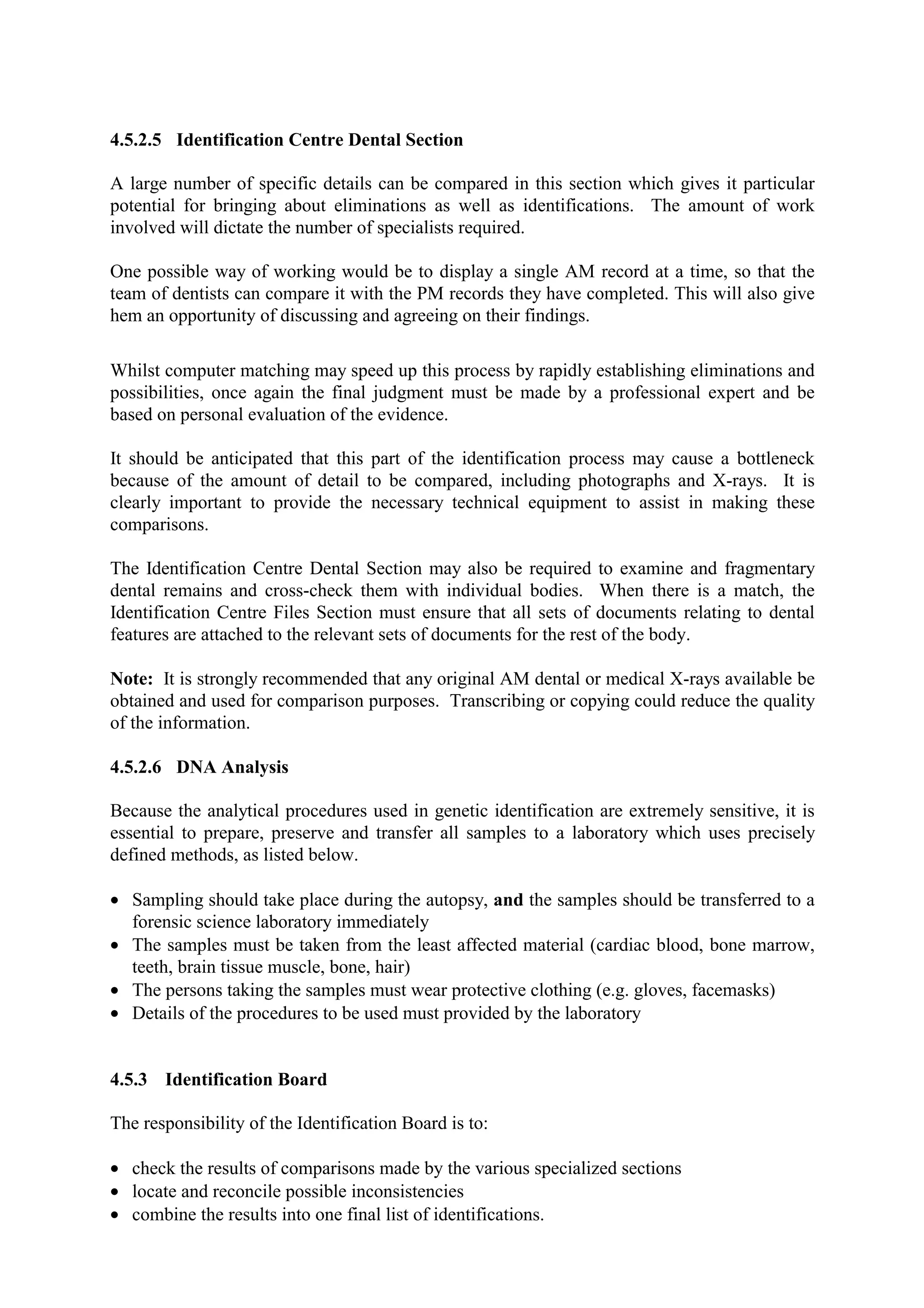 Disaster Victim Identification | PDF