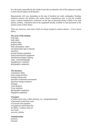 Disaster Victim Identification | PDF