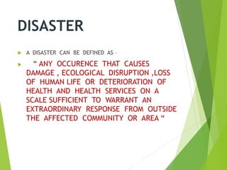 Disastrer management | PPT