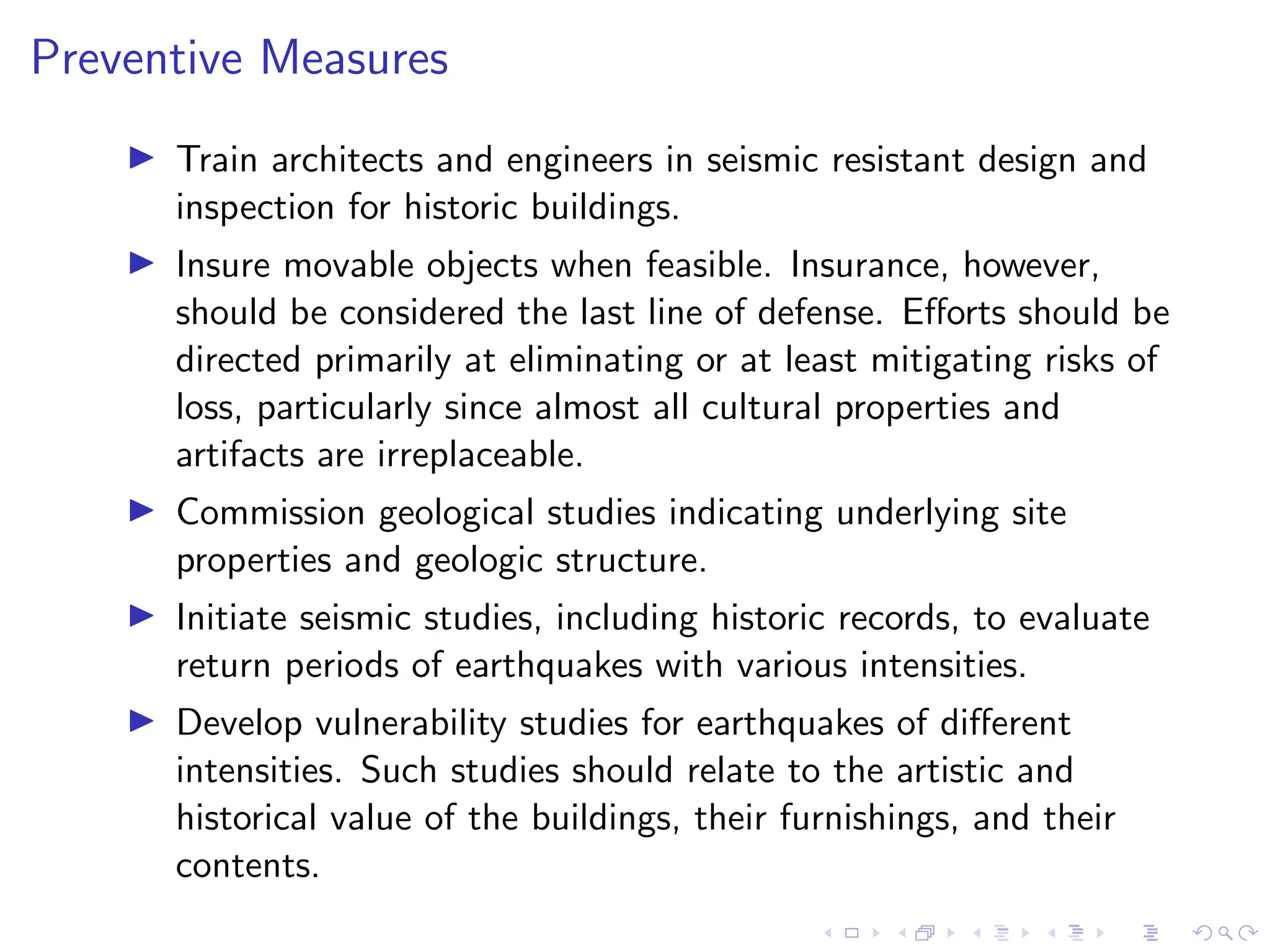 Disaster Management for Cultural Heritage | PDF
