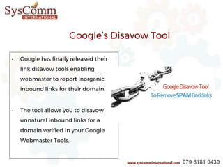 Disavow Process | PPTX