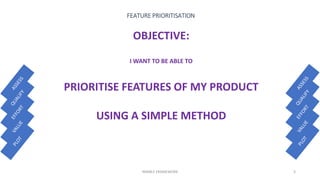 Feature Prioritisation - NIMBLE FRAMEWORK | PPT