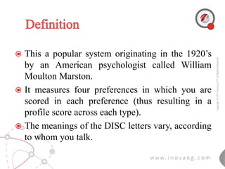 Disc Personality Type | PPTX