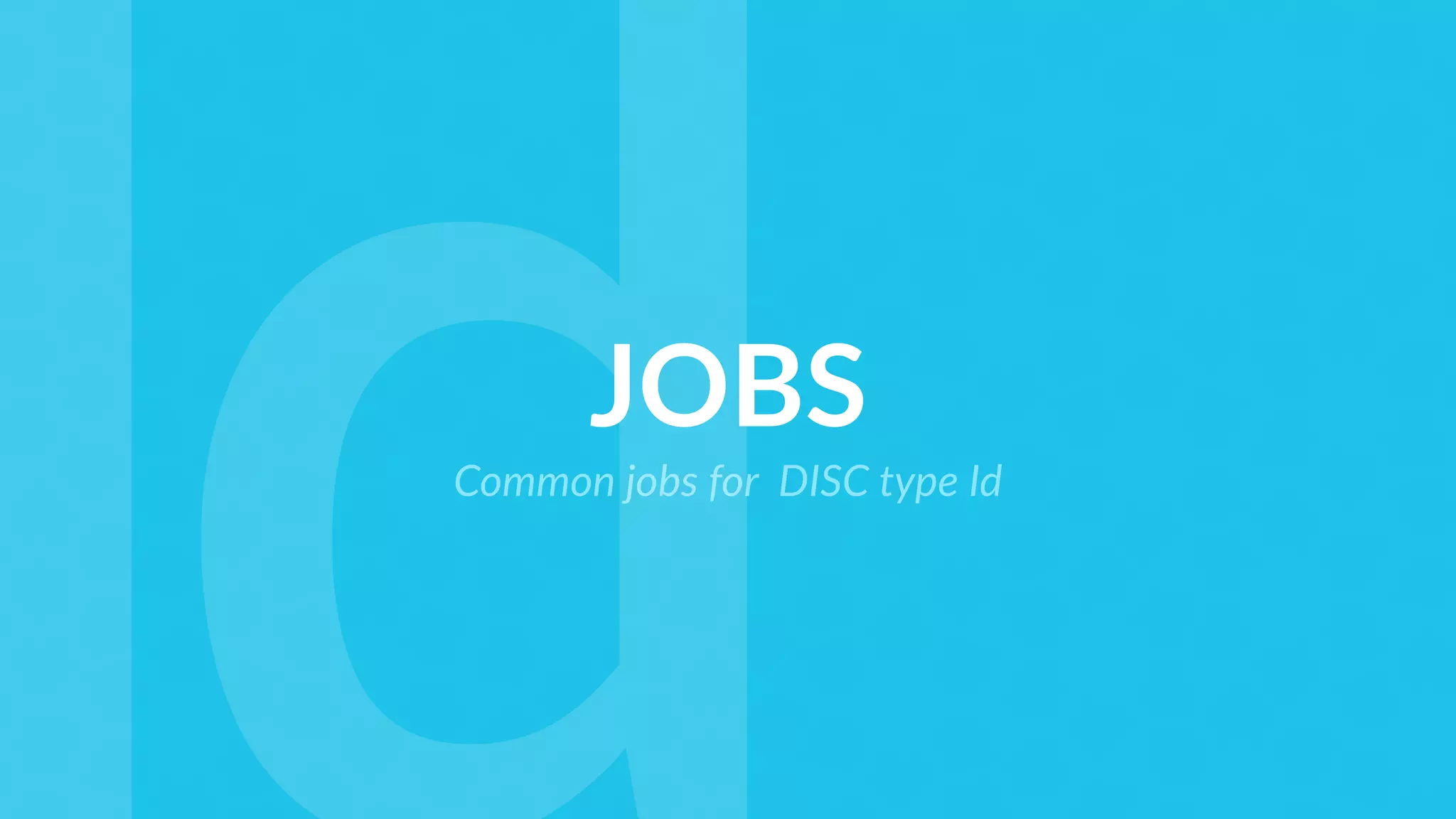 DISC Id - The Influencer | PPT