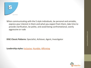 Disc Personality Traits | PPT