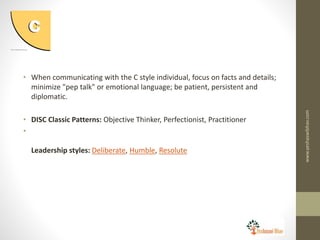 Disc Personality Traits | PPT