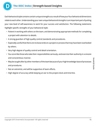 Disc The Advanced Virtual Professional | PDF