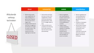 Disc: verkopers cheatsheet | PPT