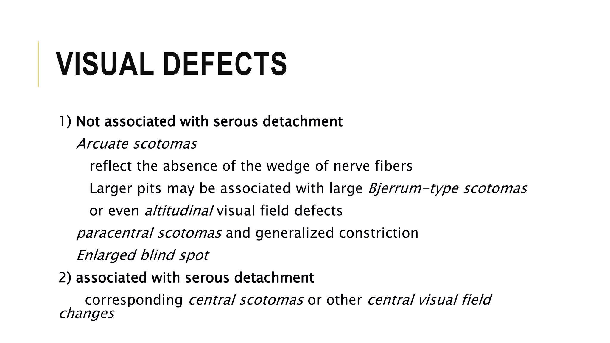 Disc anomalies, pits and treatment of associated | PPTX