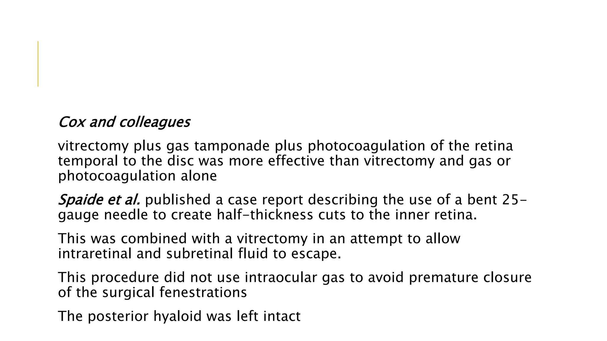 Disc anomalies, pits and treatment of associated | PPTX