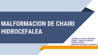 Malformacion de chairi e hidrocefalia | PPTX