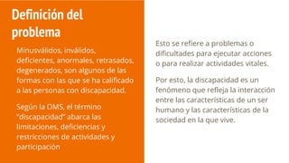 Discapacidad física humana | PPTX