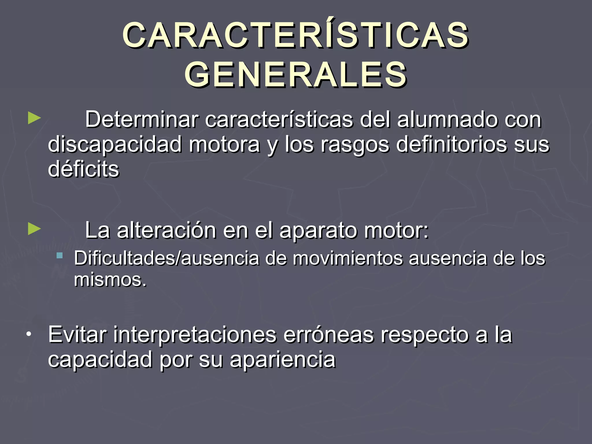 Intervención DISCAPACIDAD MOTORA | PPT
