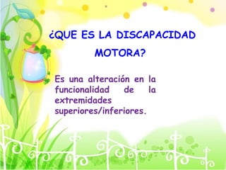 Discapacidad motora | ODP