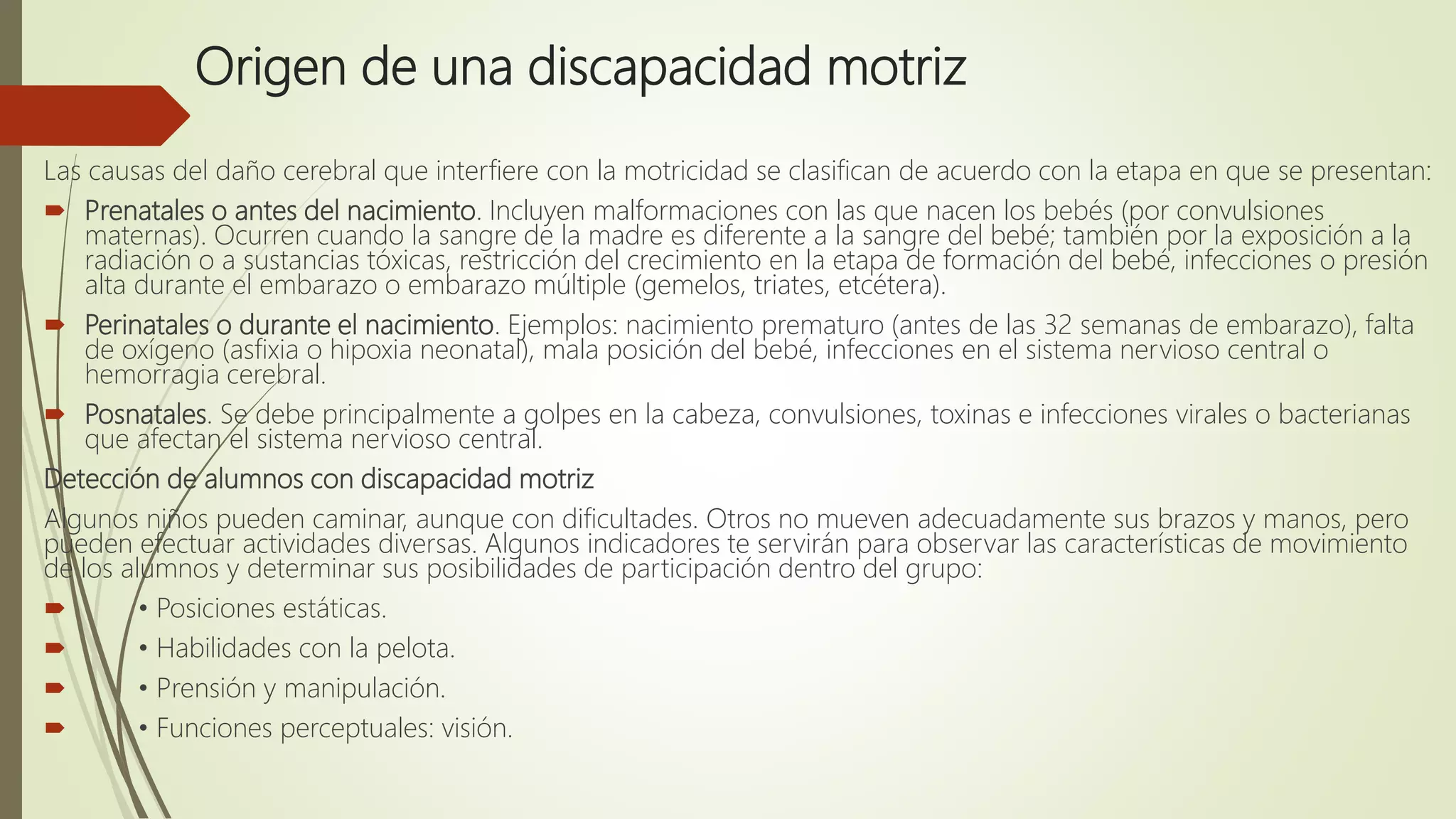 Discapacidad motriz | PPTX | Brain and Nervous System Disorders ...