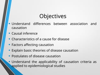 Disease Causation, its theories and factors affecting it | PPT