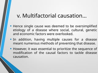 Disease Causation, its theories and factors affecting it | PPT