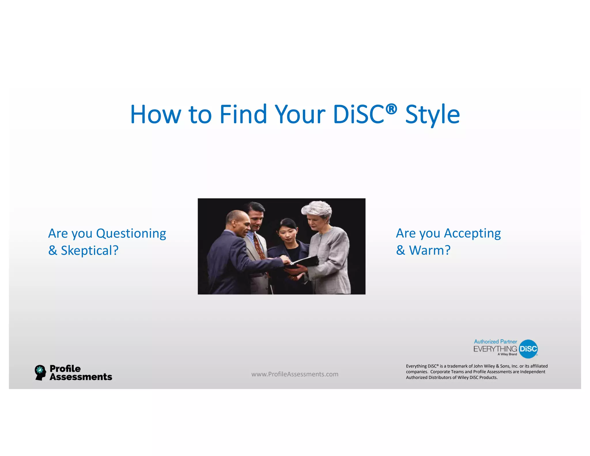 DiSC Communication Styles | PDF