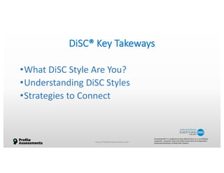 DiSC Communication Styles | PDF