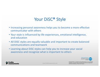 DiSC Communication Styles | PDF