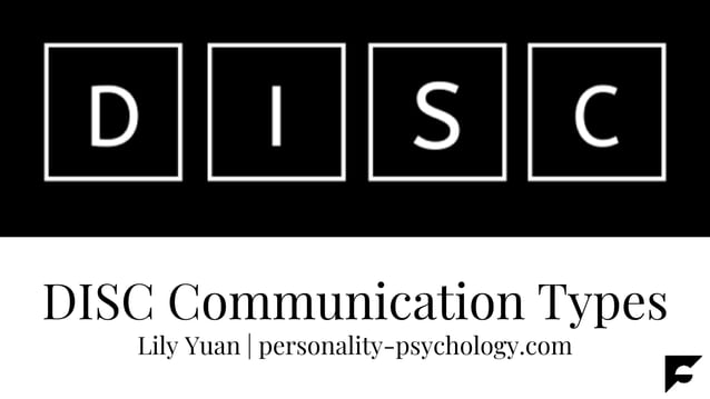 DISC Personality Communication Types | PPTX