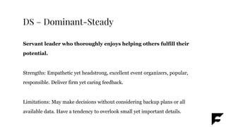 DISC Personality Communication Types | PPTX