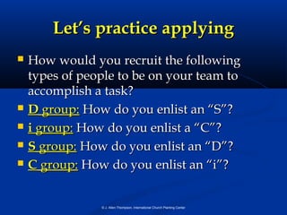 Disc Debrief - Jenny Dorsey add on of Justine Wwang - 2012 | PPT ...