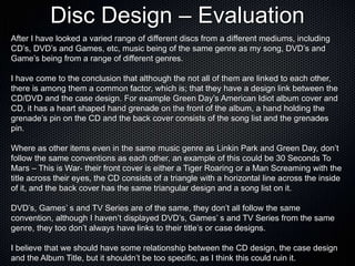 Disc design | PPT