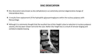 degenerative disease of sine | PPTX