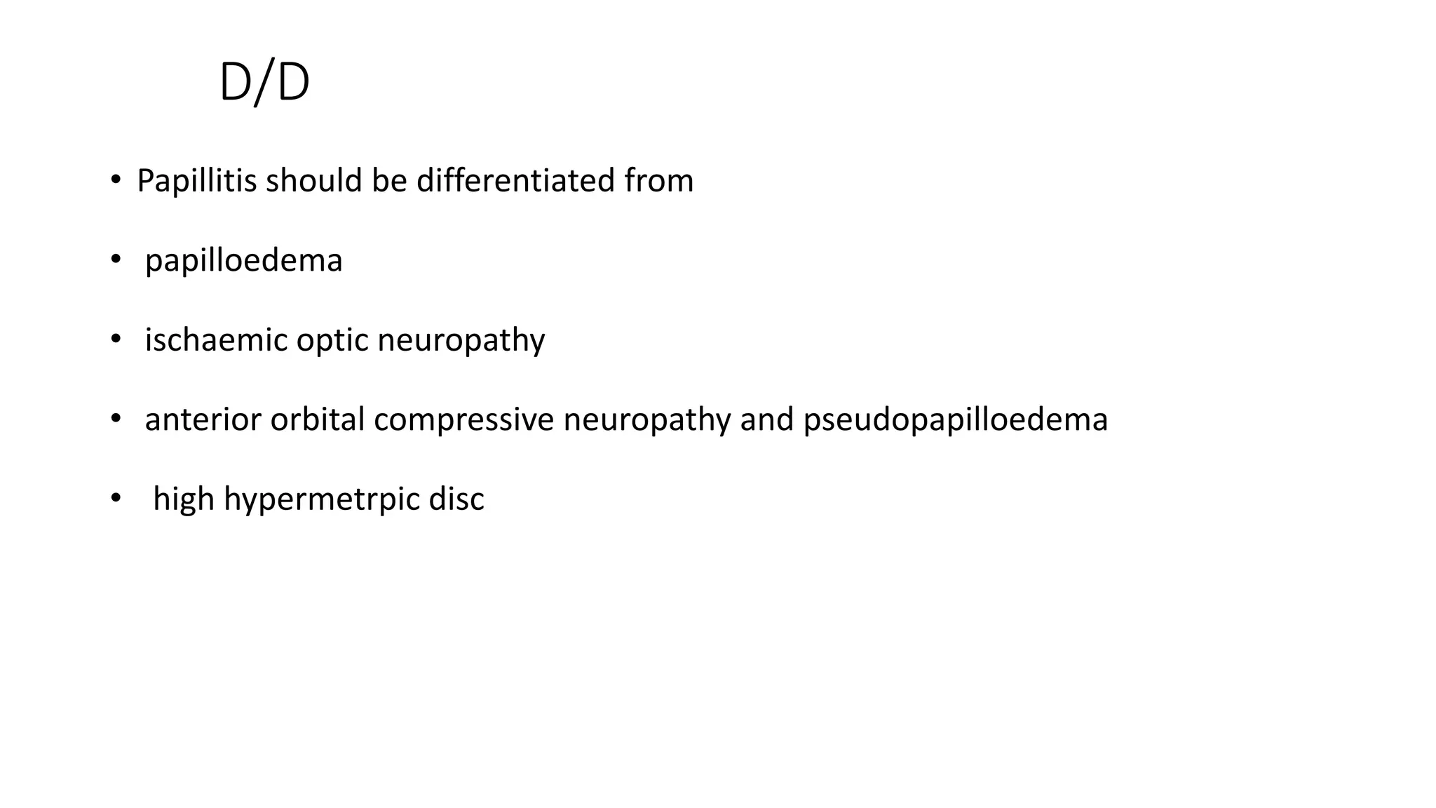 Disc edema ,papilloedema & optic neuritis | PPTX