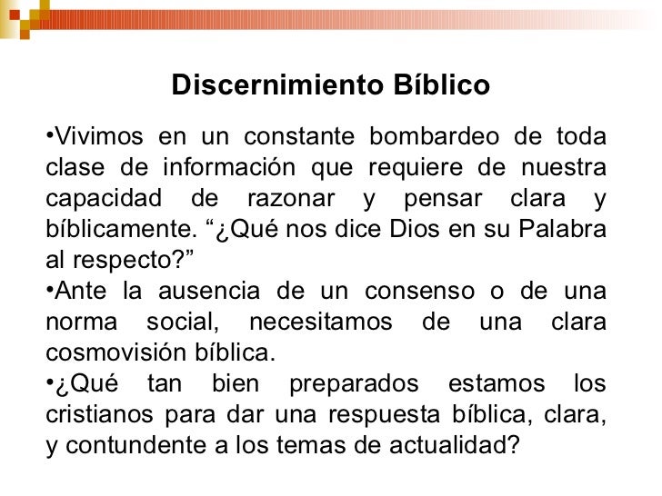 Discernimiento espiritual