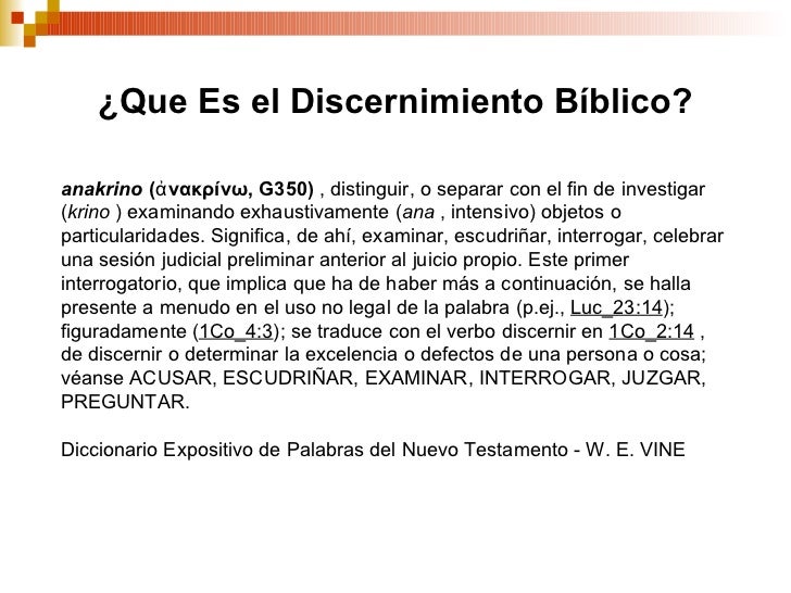 Discernimiento espiritual