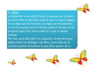 7 pasos para el discernimiento vocacional | PPTX