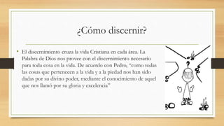 Discernimiento vocacional | PPTX