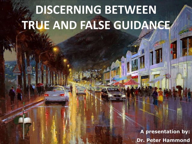 Discerning Between True & False Guidance | PPTX
