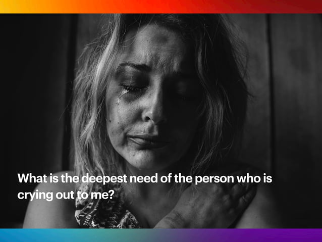 Discerning the needs of those we serve | PPT