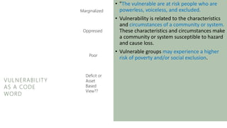Discerning Vulnerable Communities | PPT